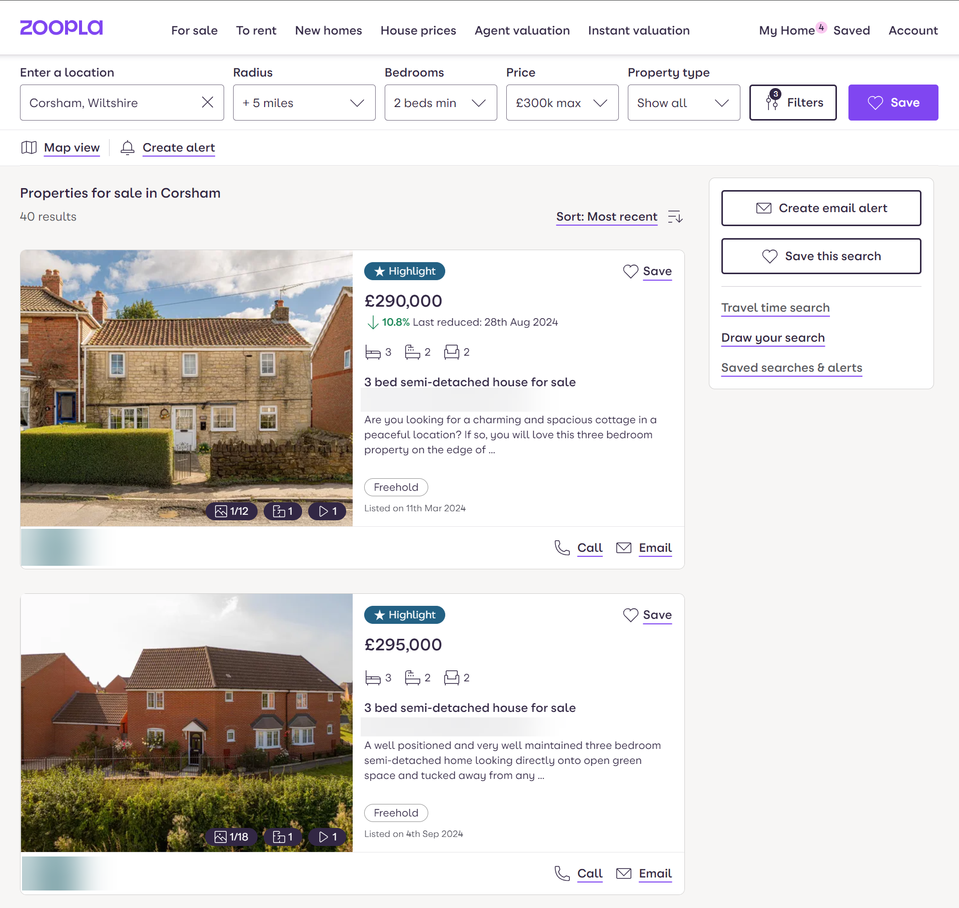 How can I search for sales properties using keywords? – Zoopla Help Centre